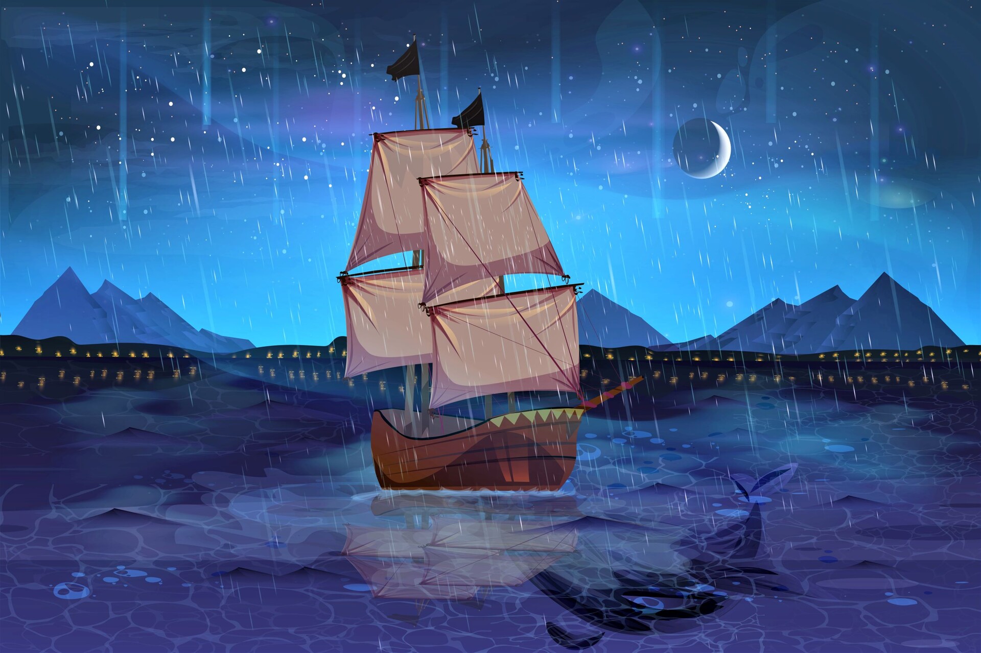 ArtStation - Stormy Night