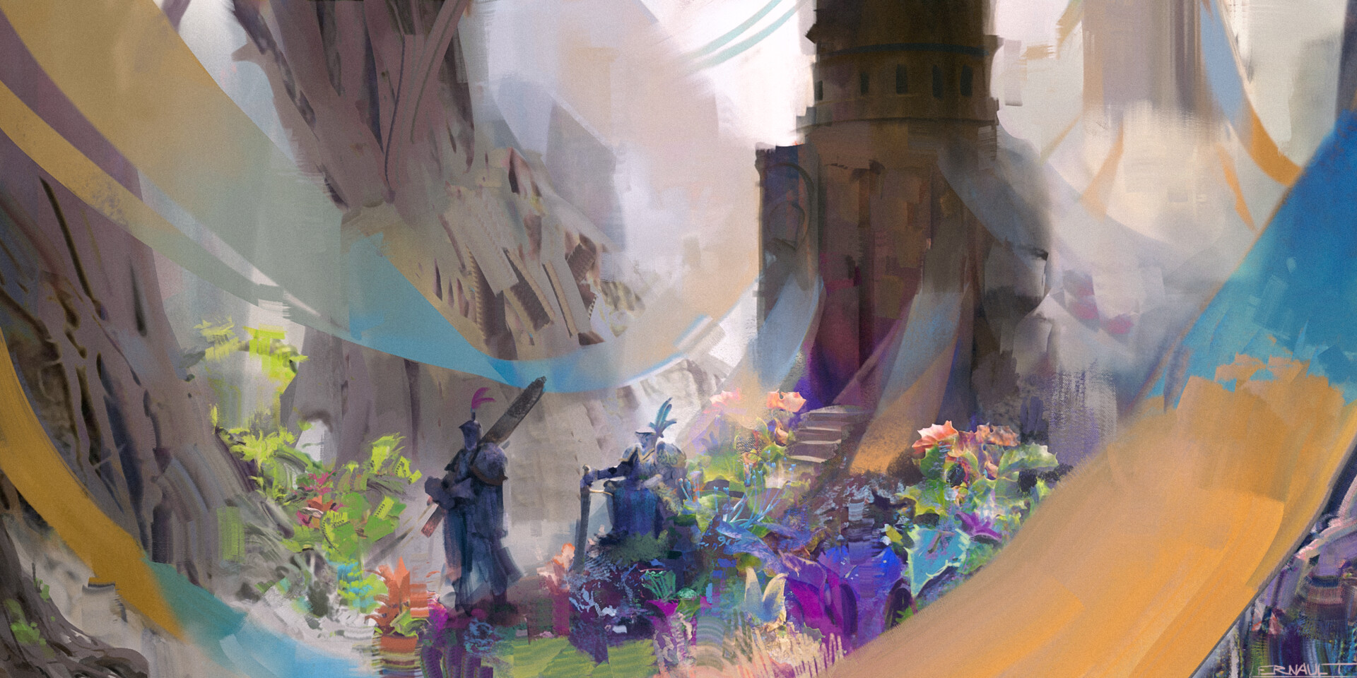 ArtStation - Knights of the holy tower