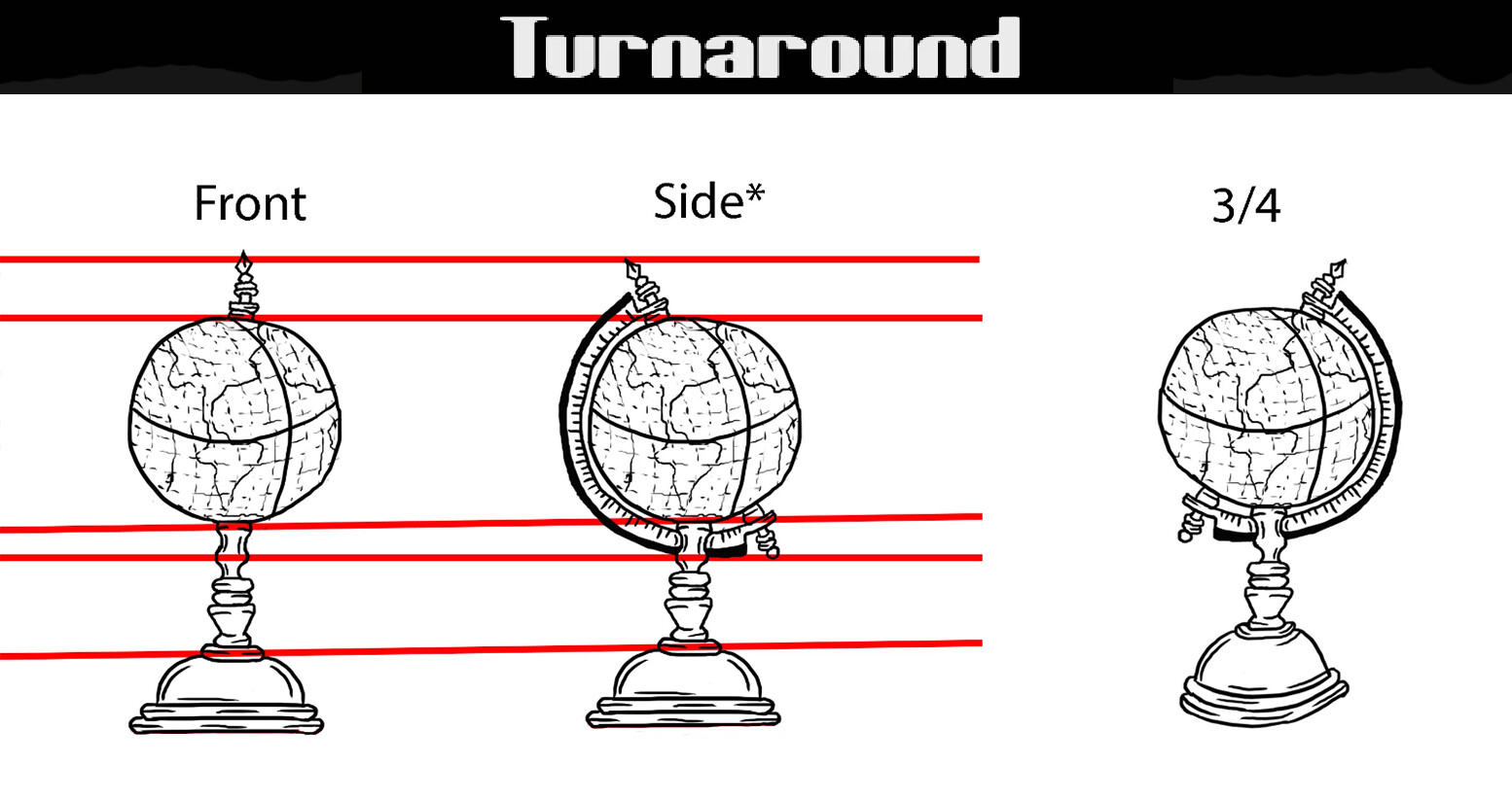 ArtStation - Design - Props - Turnaround