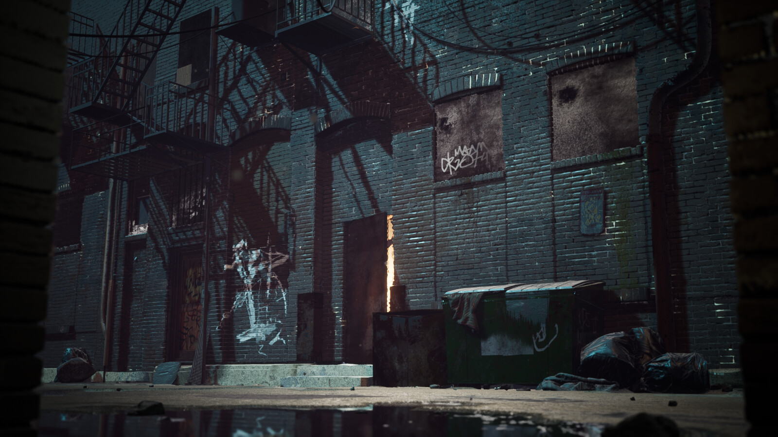 Sisa Chiang - NY Alley Way