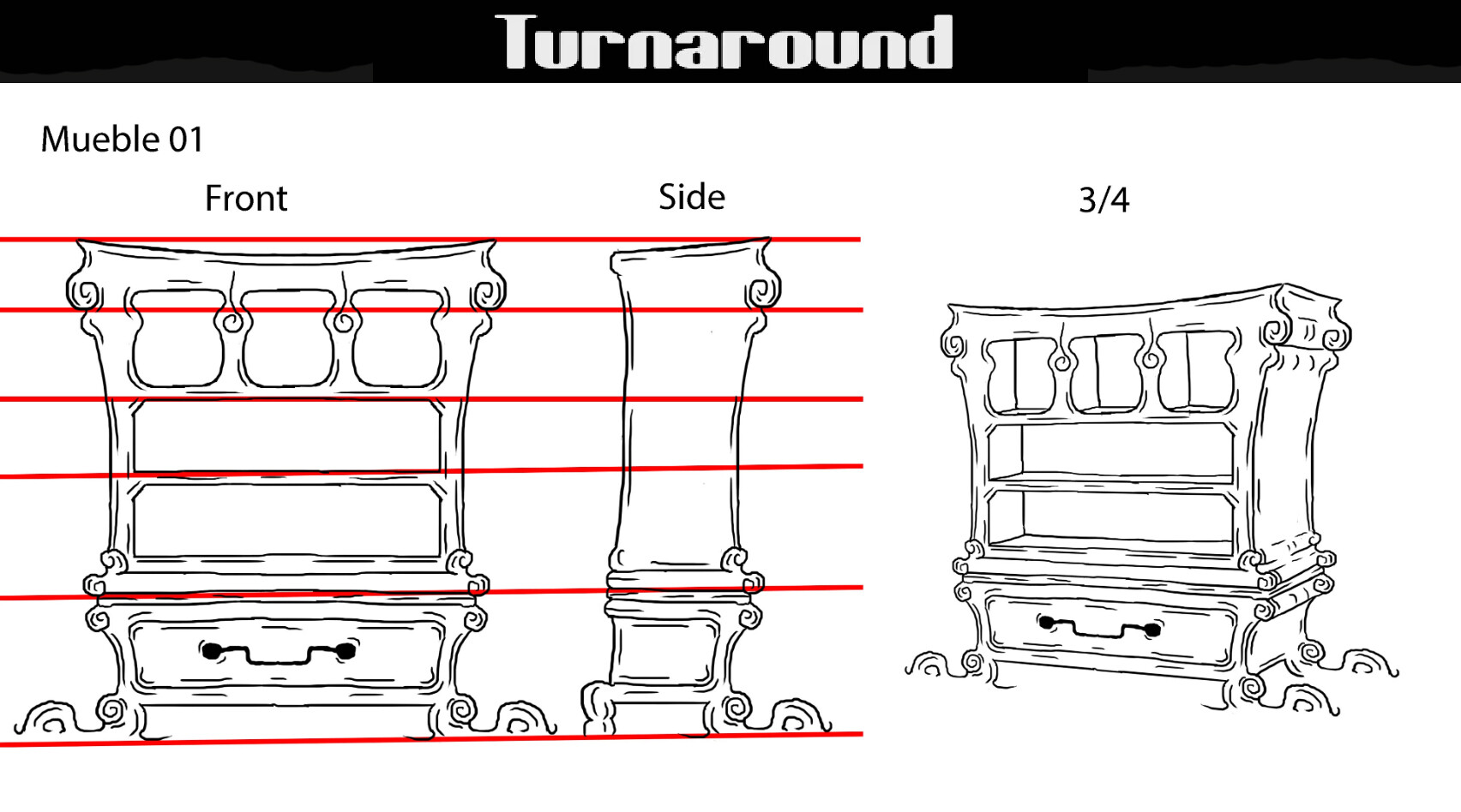 ArtStation - Props Design - Turnaround