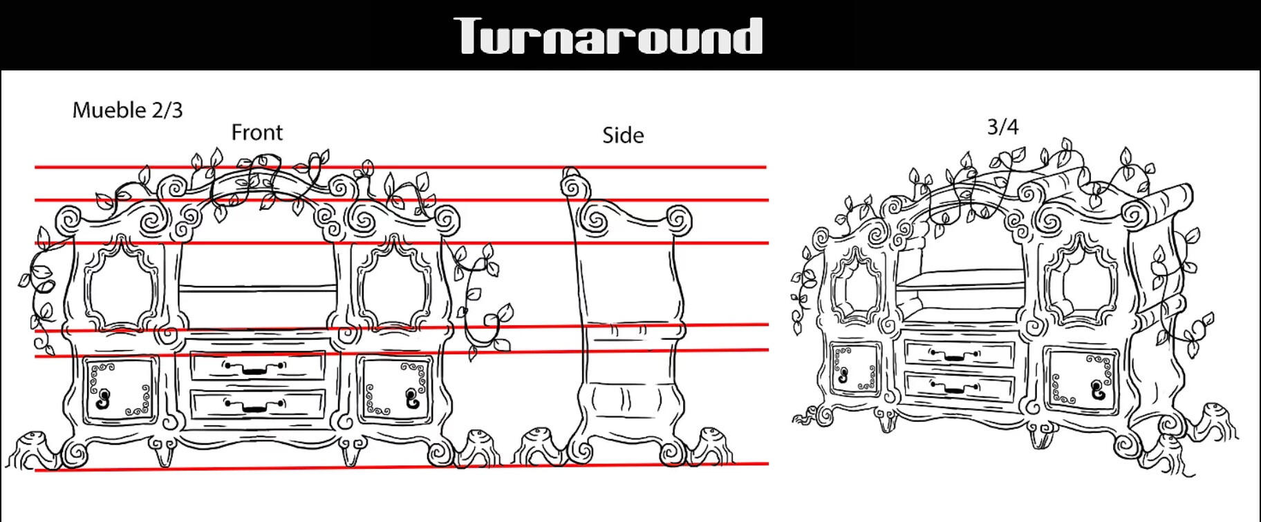 ArtStation - Props Design - Turnaround