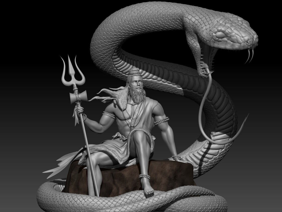 ArtStation - Shiv ji [working progress]