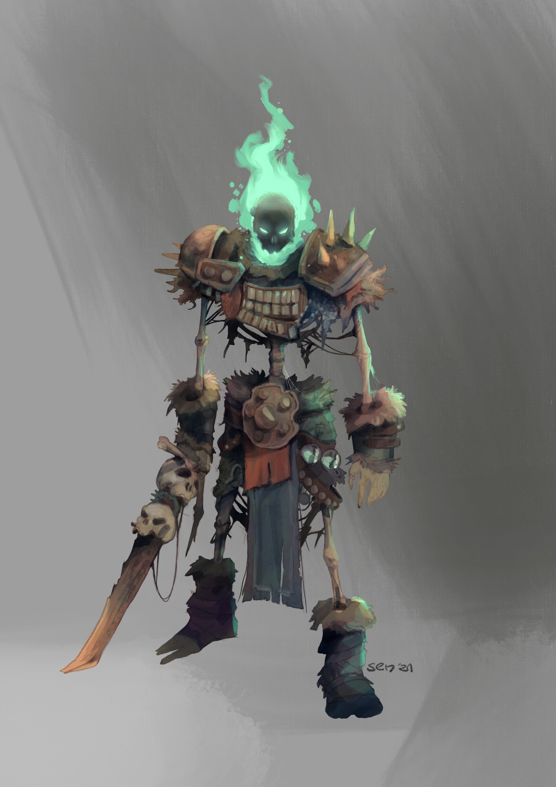 ArtStation - Skull D&D