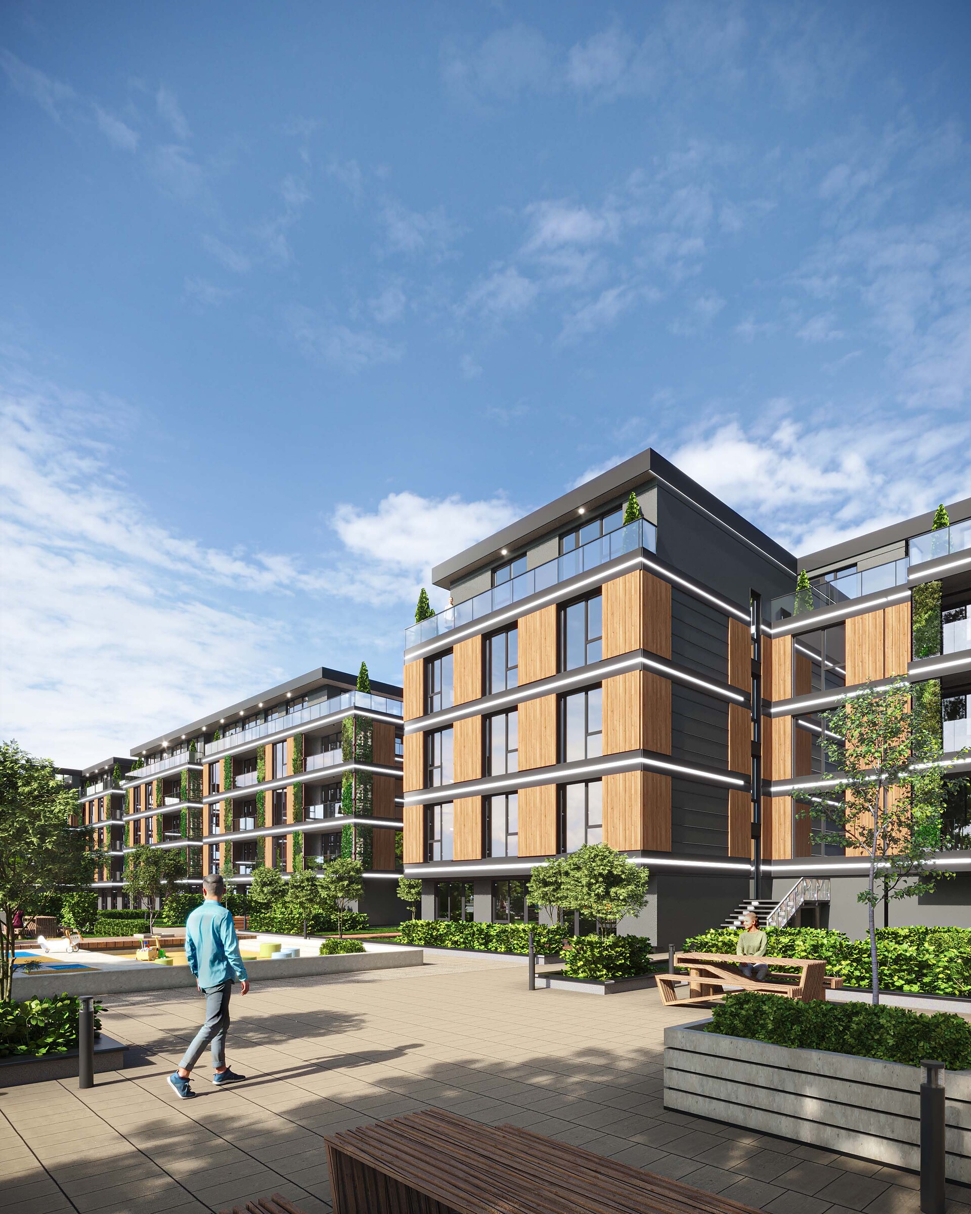 ArtStation - CGI of a Residential building