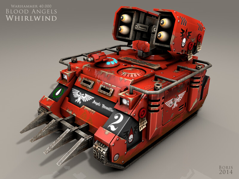 ArtStation - personal 3d lopo WH40k fan art (whirlwind tank)