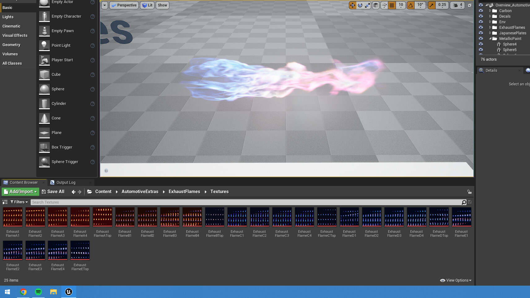 Epsilonite - Exhaust Flame FX - Unreal Engine Pack