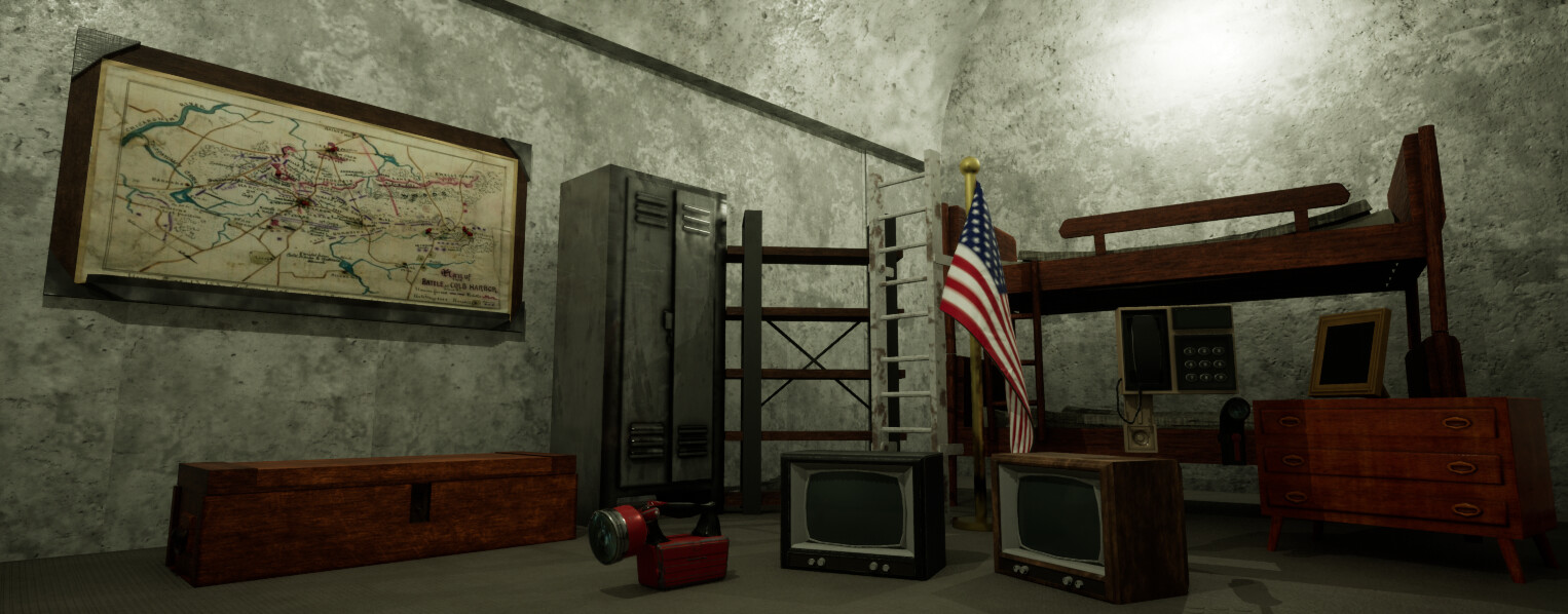 ArtStation - Cold-war bunker prop collection