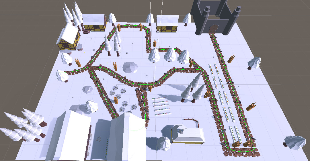 ArtStation - Castle Breach Game Level 1