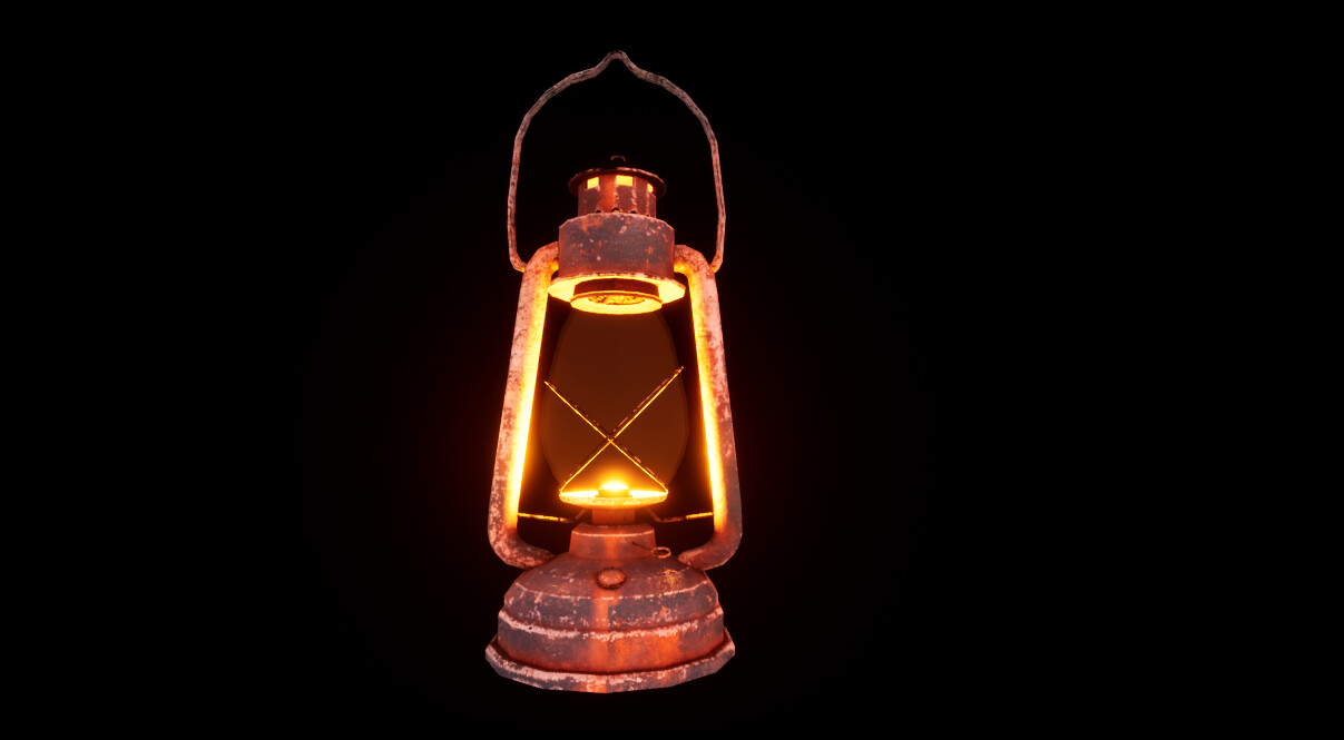 ArtStation - Game Ready Lantern Model