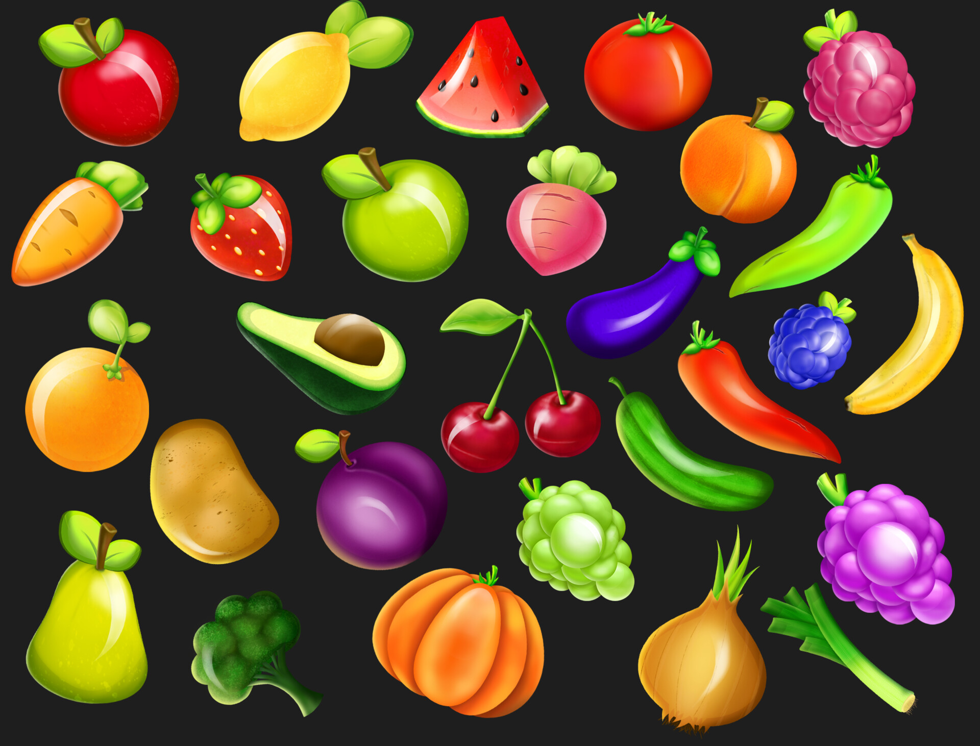 ArtStation - Fruits&Vegetables