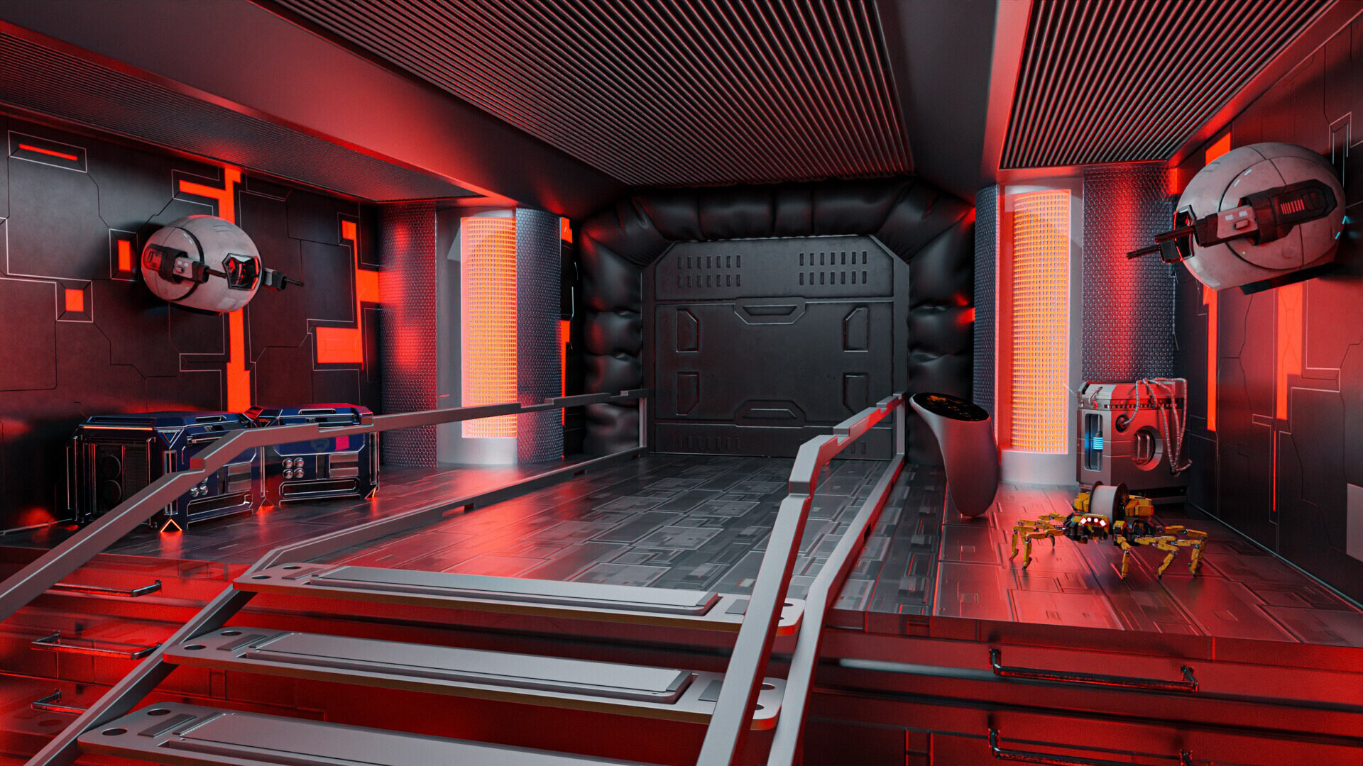 ArtStation - Futuristic Gate