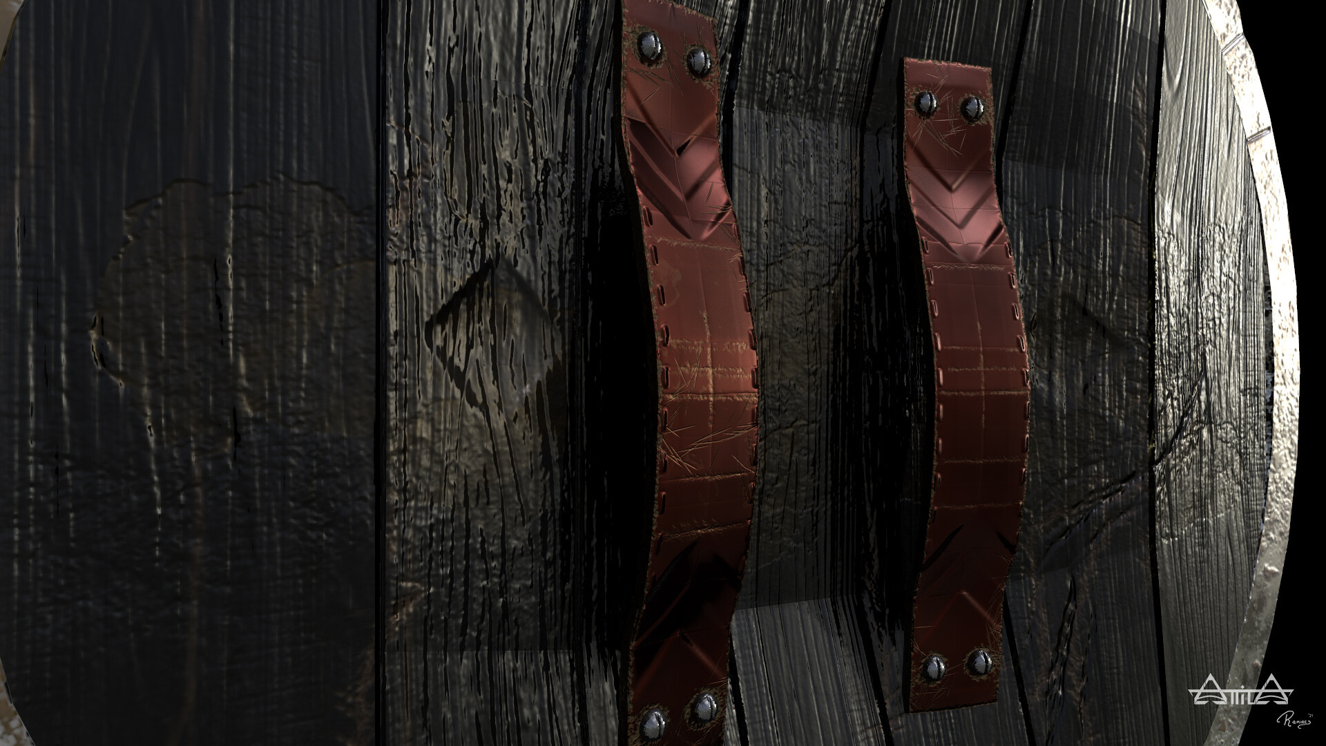 Pedro Ramírez (@attila_ramirez_art) - Dark Ancient Shield