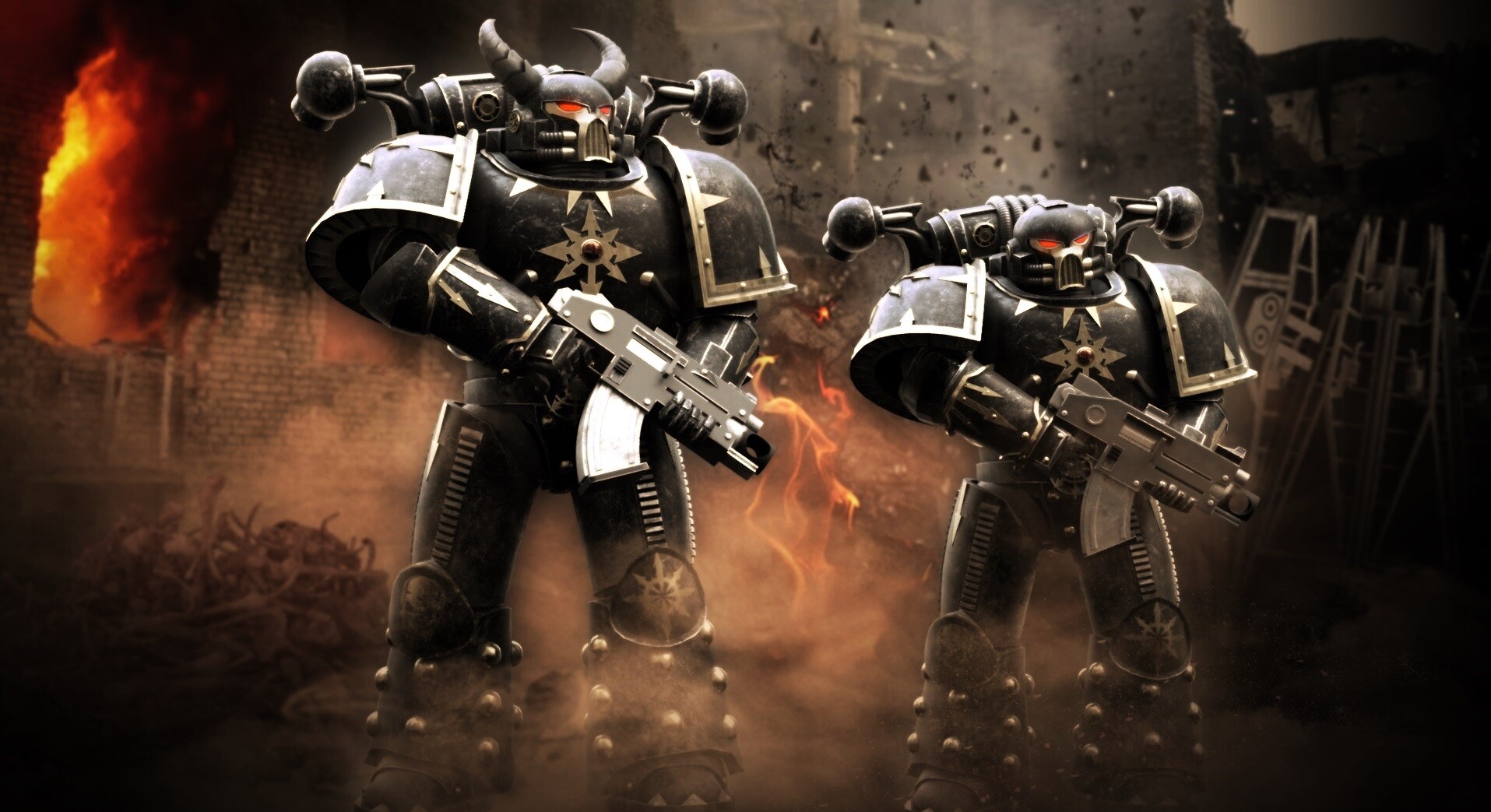 ArtStation - Black Legion warriors