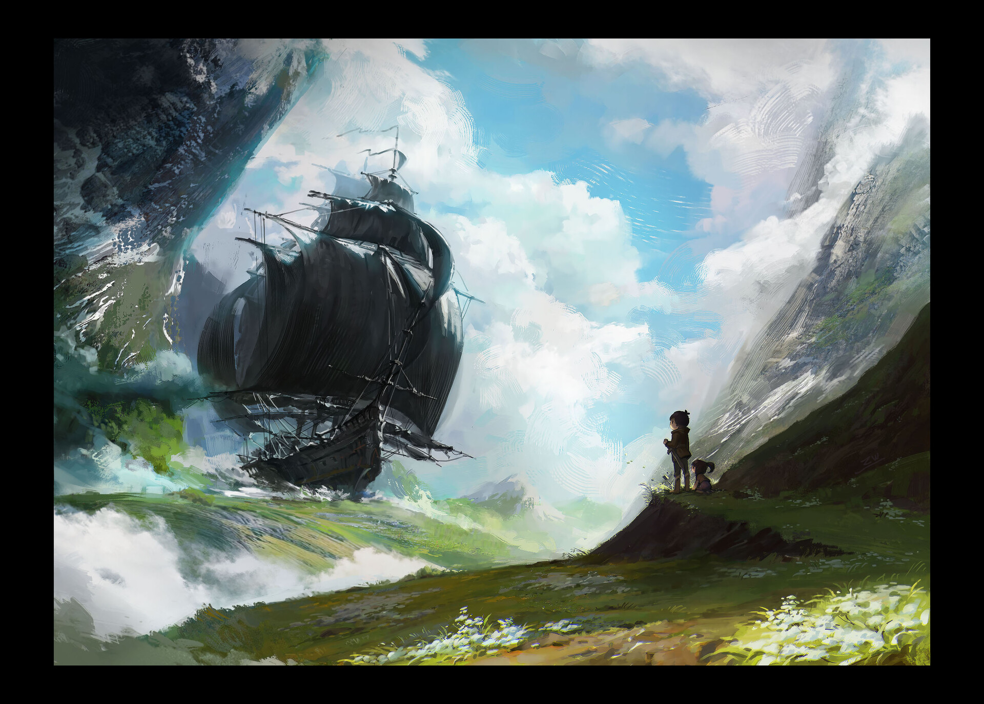 ArtStation - Adventurer's sailboat is here