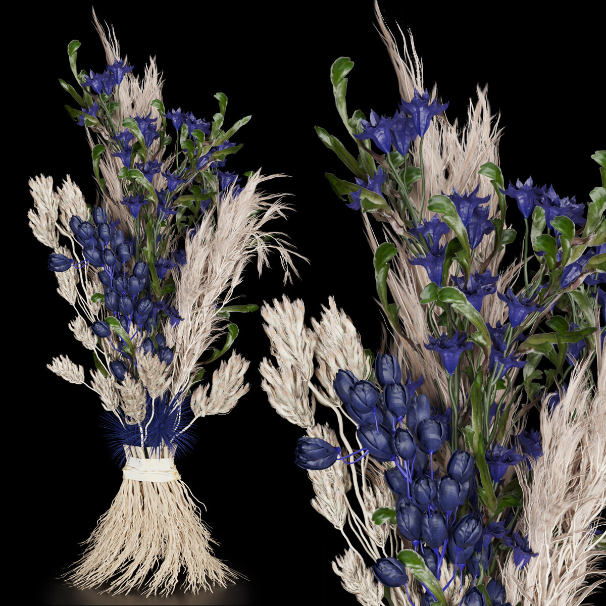 ArtStation - Collection plant vol 74 - dried - flowers - Bouquet ...