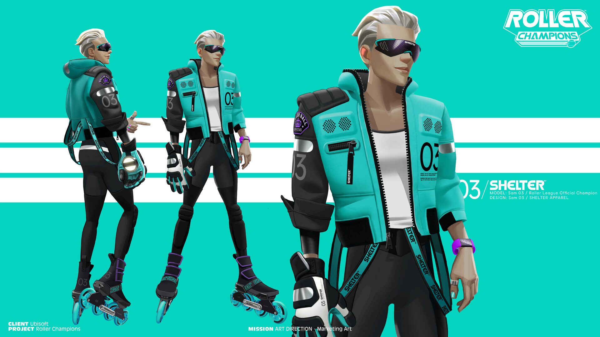 Roller Champions Art Direction — part 5 Characters stylization by ...