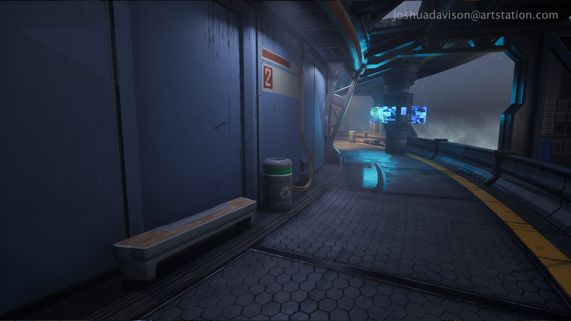 Joshua Davison - Skytown Lockdown [UE4]