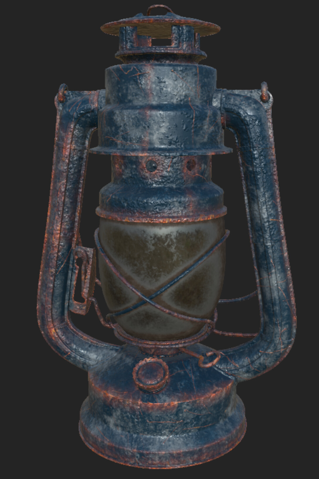 ArtStation - Texture and painting old lantern