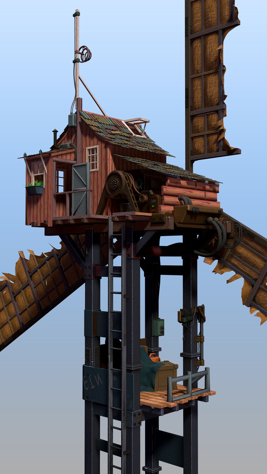 ArtStation - Wind farm