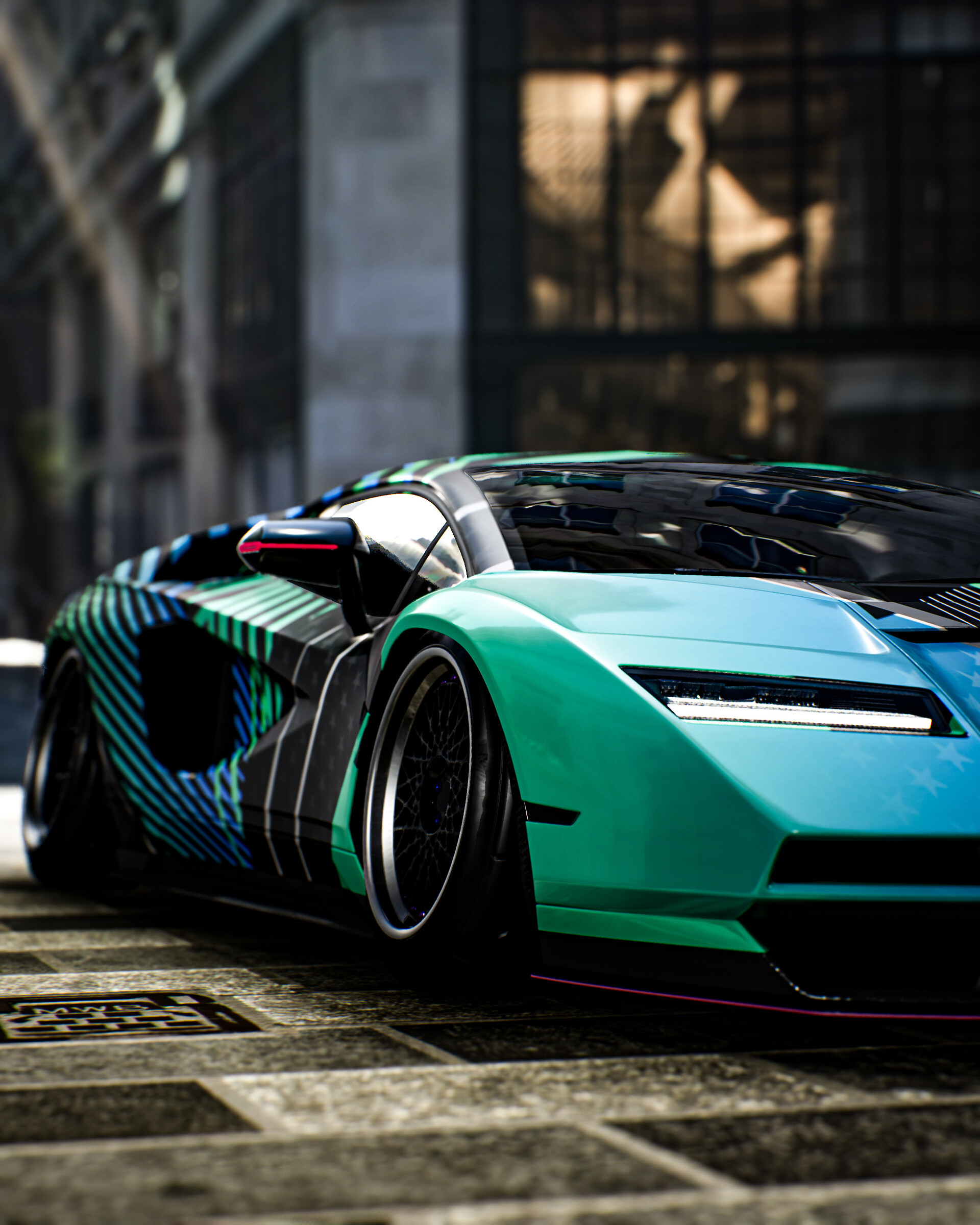 ArtStation - Lamborghini Contach // Graphic Render
