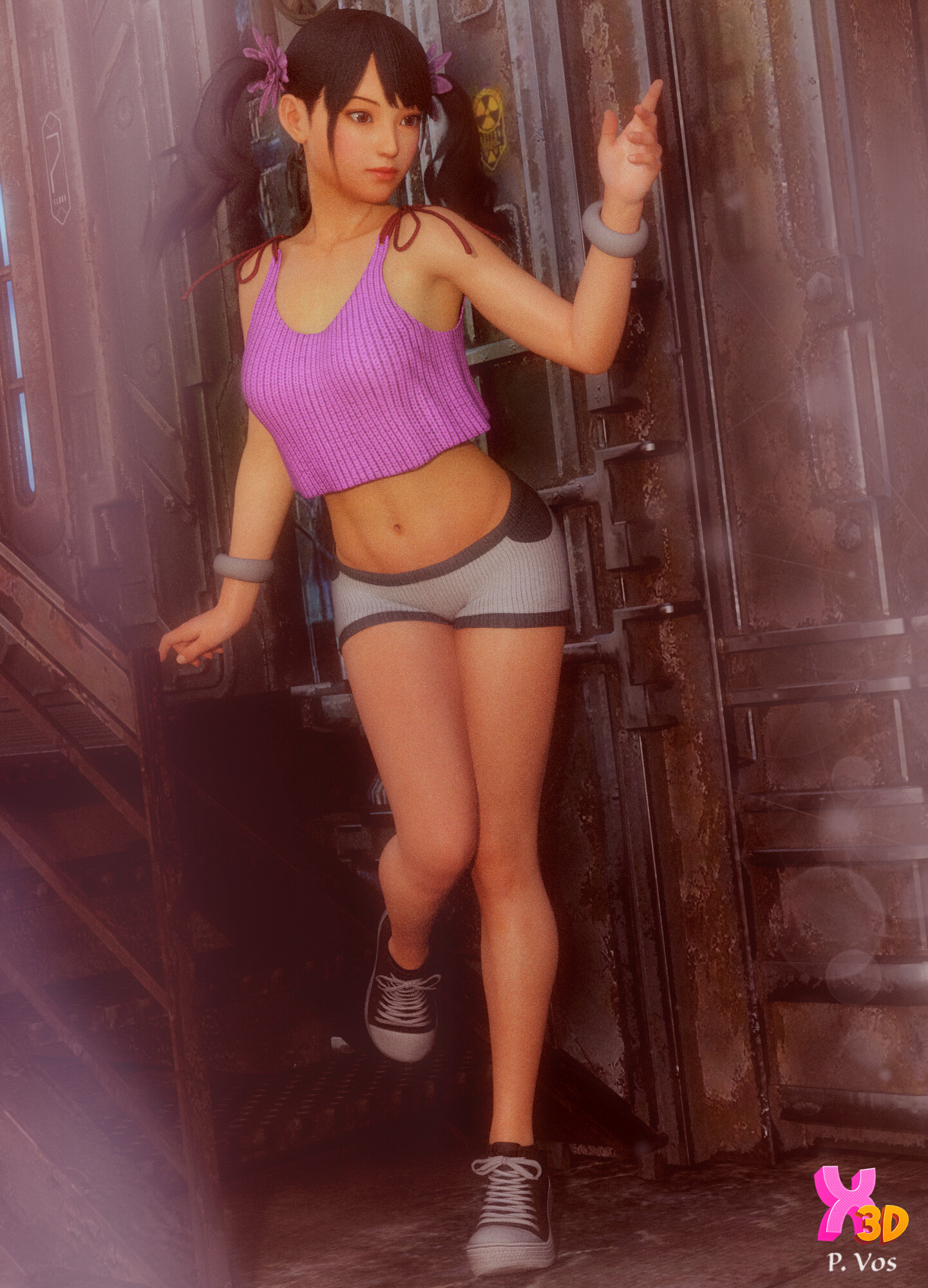 Xtreme3D Studio - Ling Xiaoyu & Panda Outfit For G8F/G8.1F by Muwawya