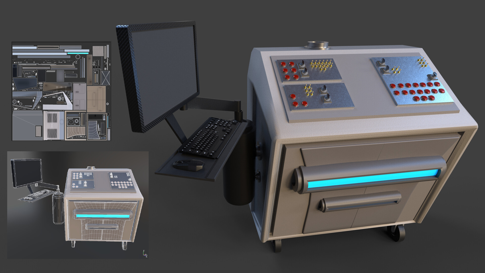 ArtStation - Lab Station Asset