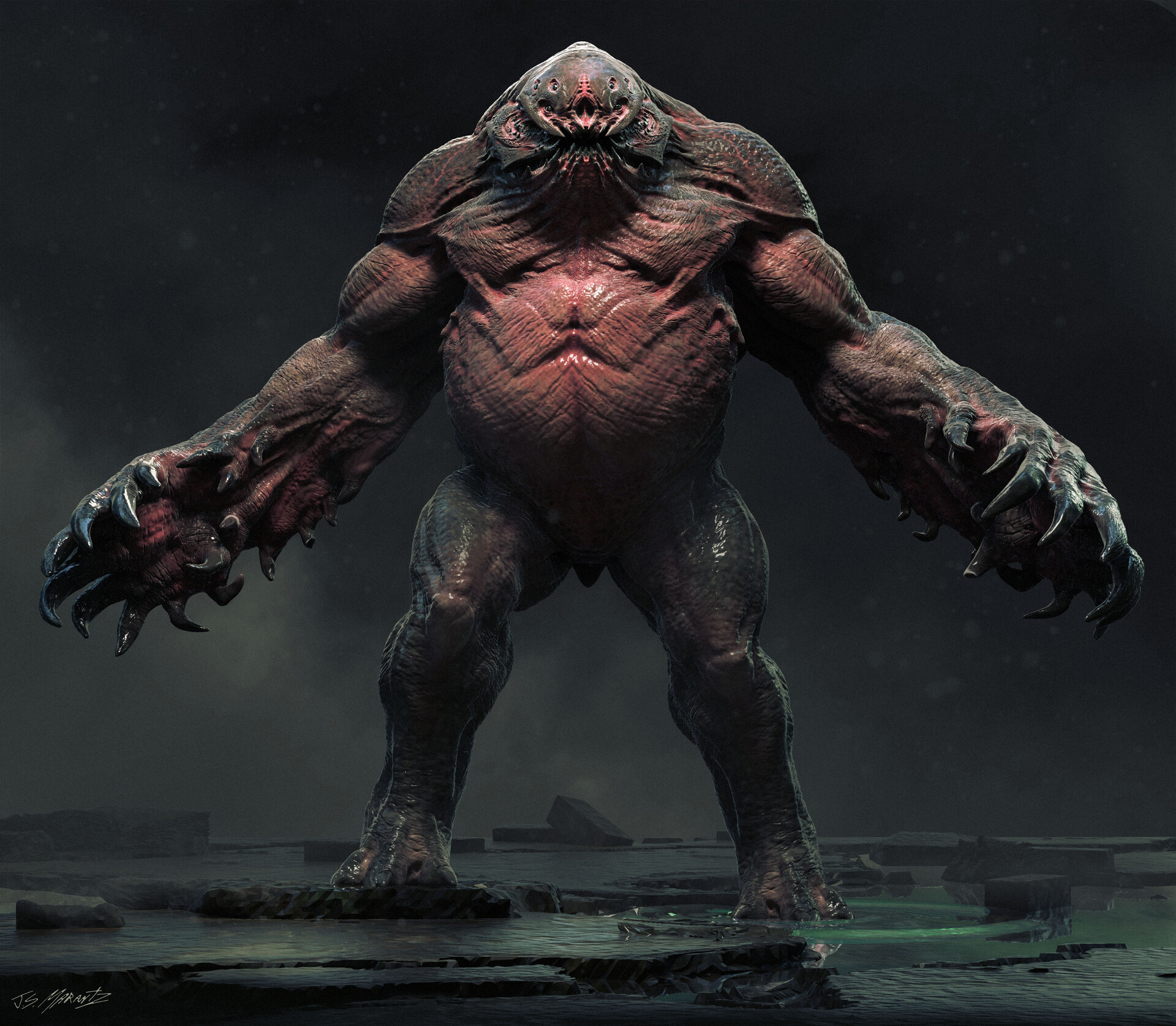 Jerad S. Marantz - BEASTIE! Creature design for a canceled project