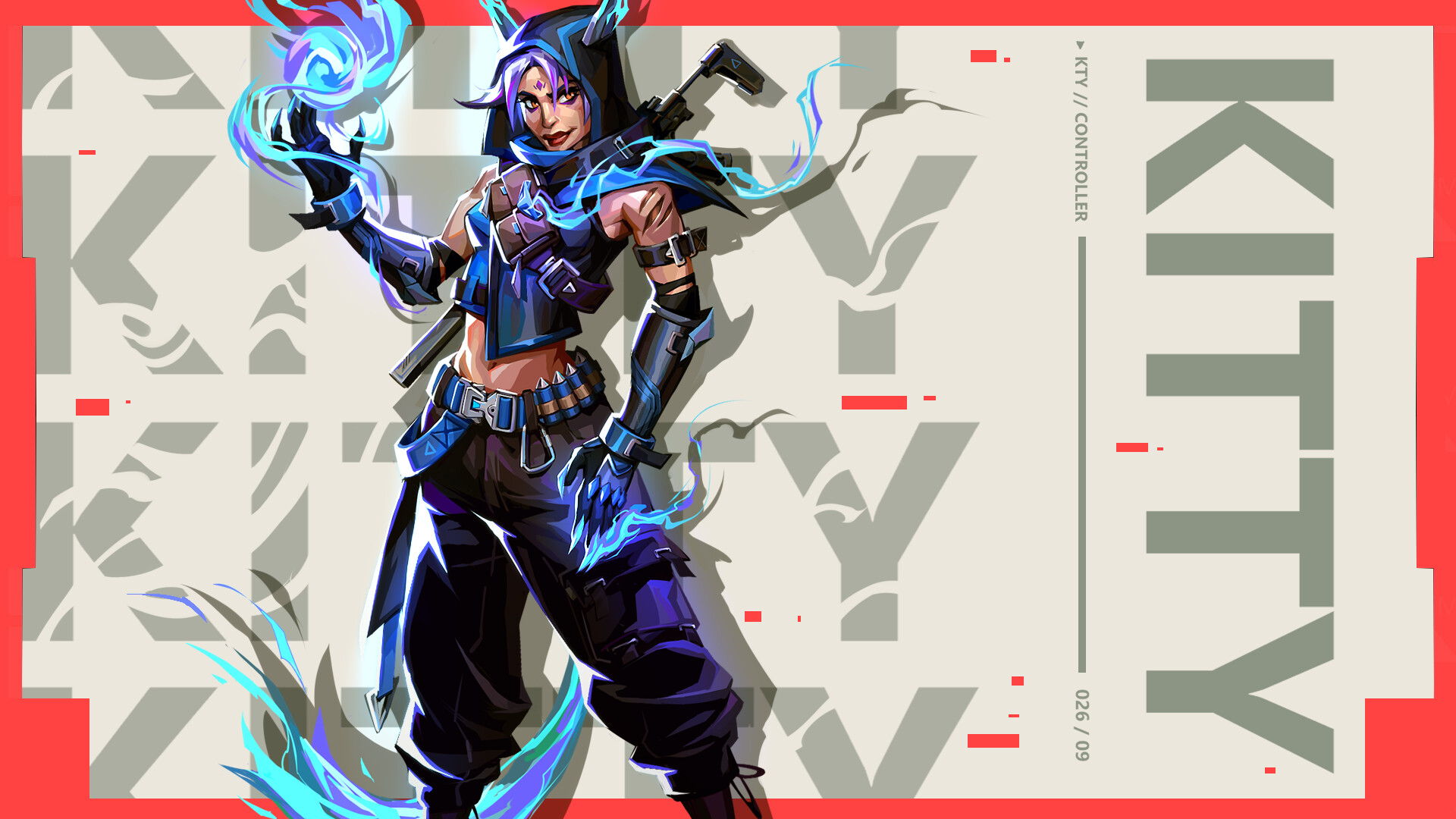 ArtStation - VALORANT FAN AGENT KITTY