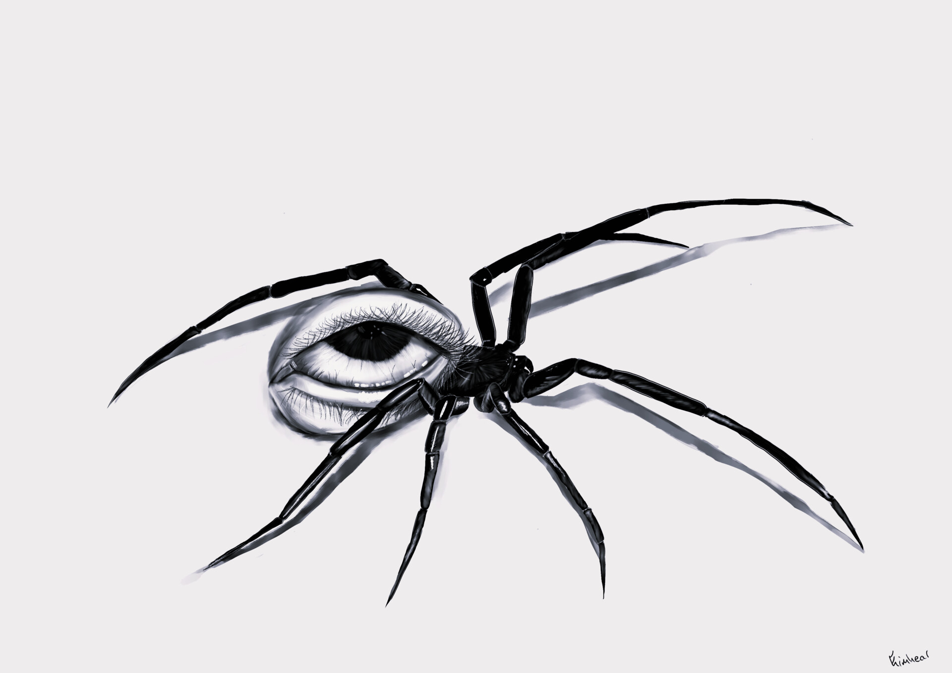 ArtStation - Another spider eye.