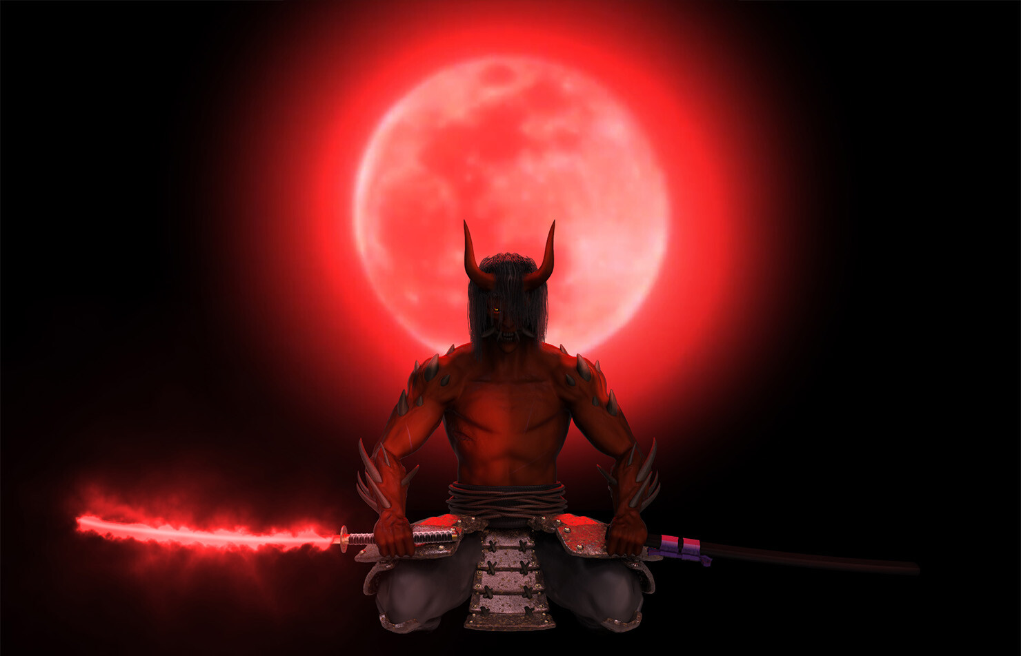 ArtStation - Oni Samurai