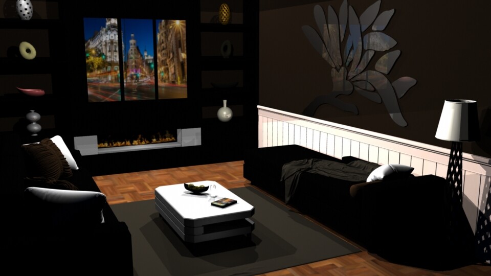 ArtStation - Living Room Lightning/Texturing