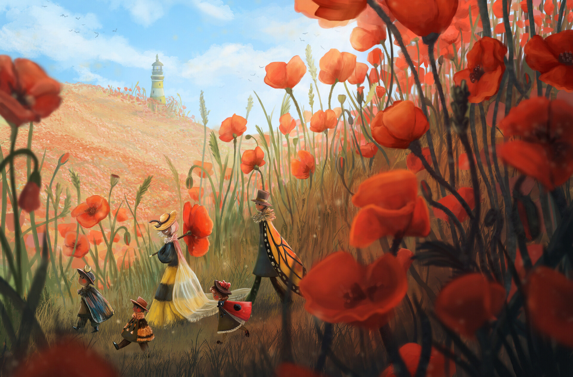 ArtStation - Les Coquelicots