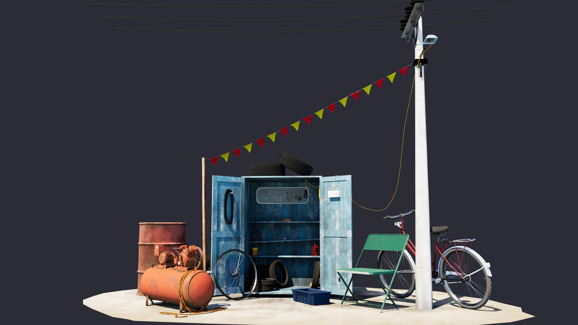 ArtStation - Game Ready Low-Poly Props