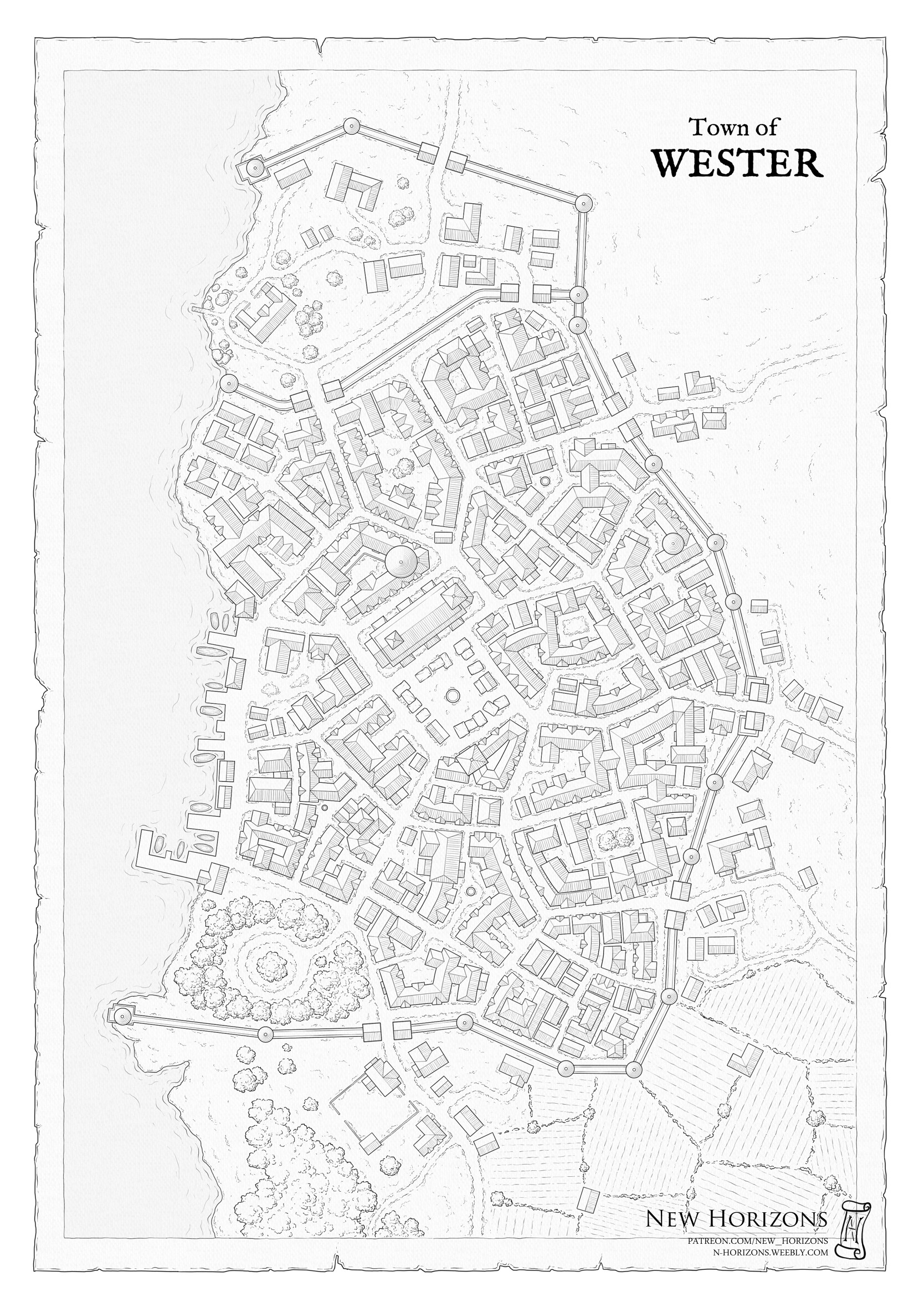 ArtStation - Town of Wester