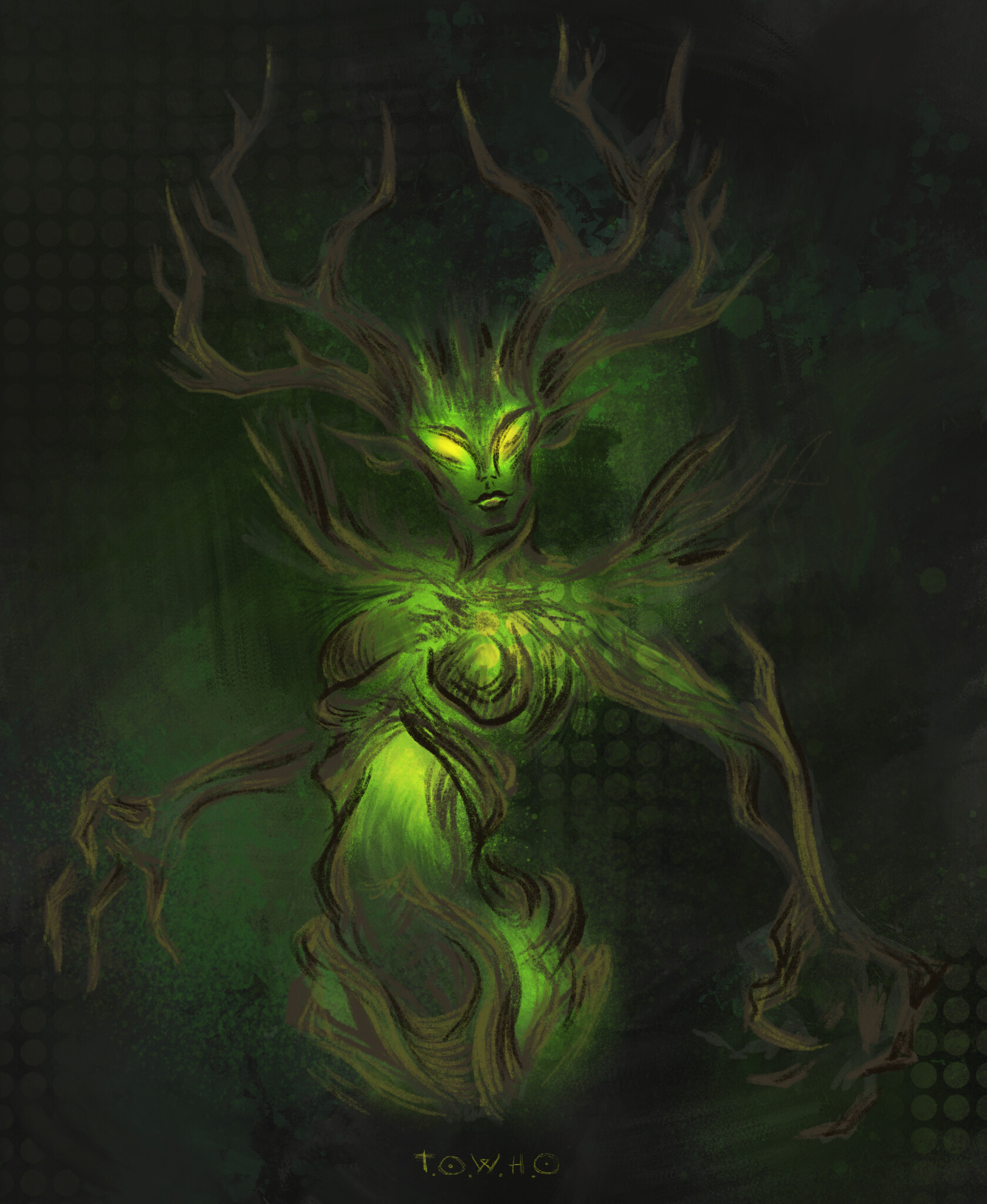 Skyrim Spriggan Concept Art