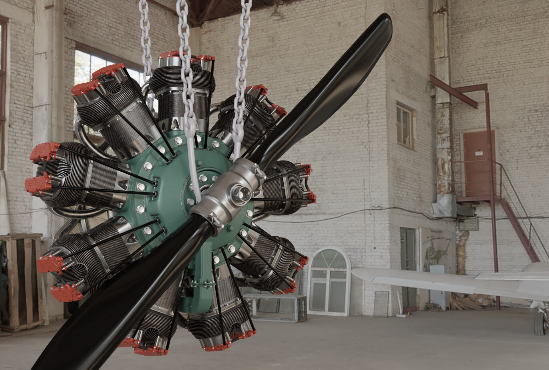 ArtStation - Radial Aircraft engine