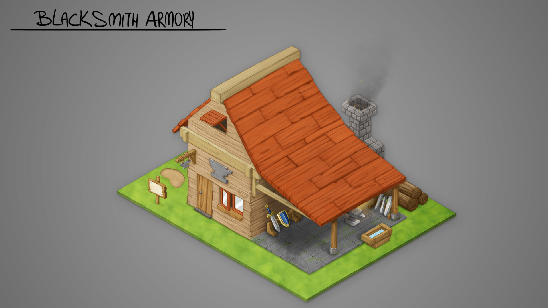ArtStation - Blacksmith Armory