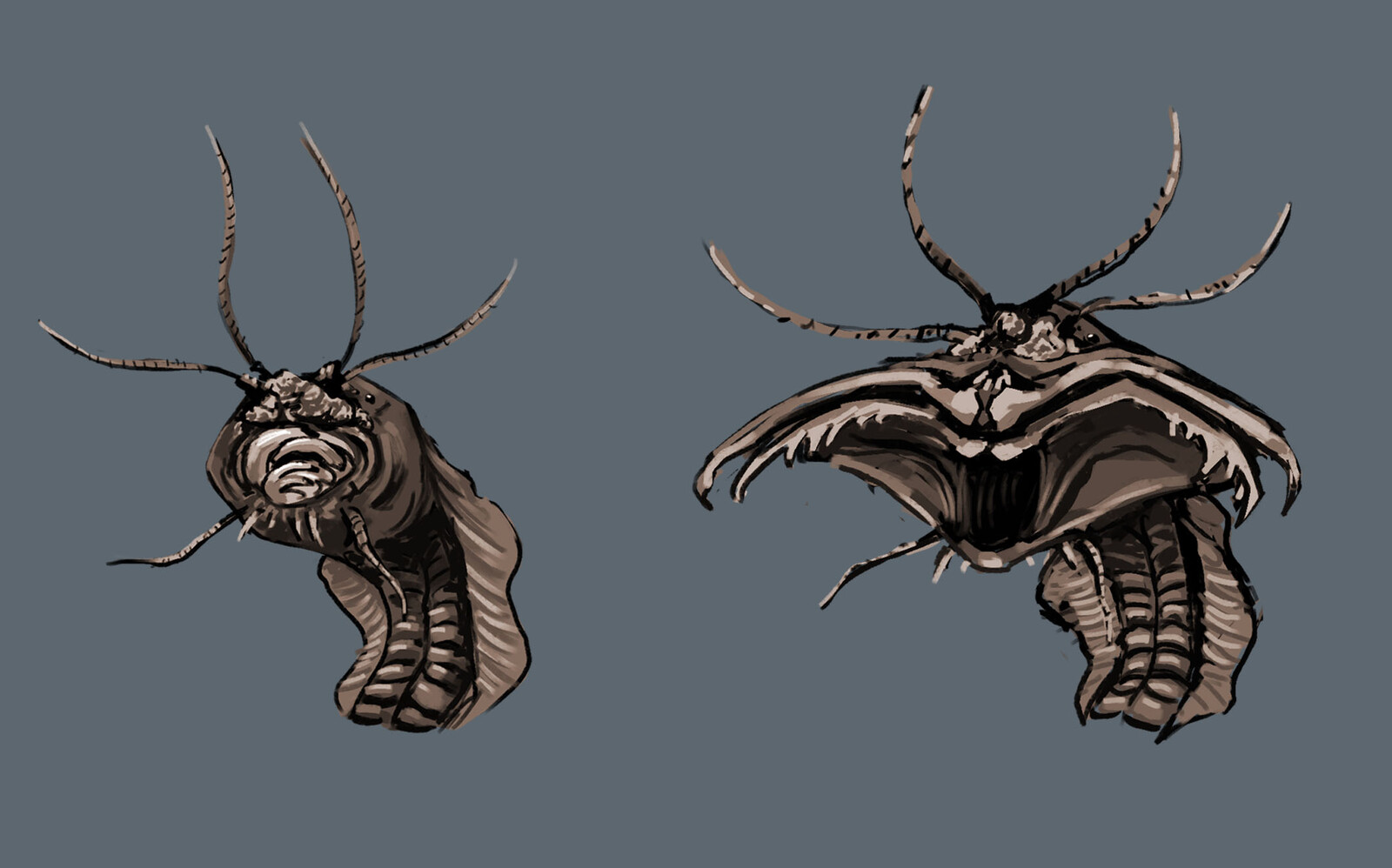 Michael Leo - Worm Creature Sculpt