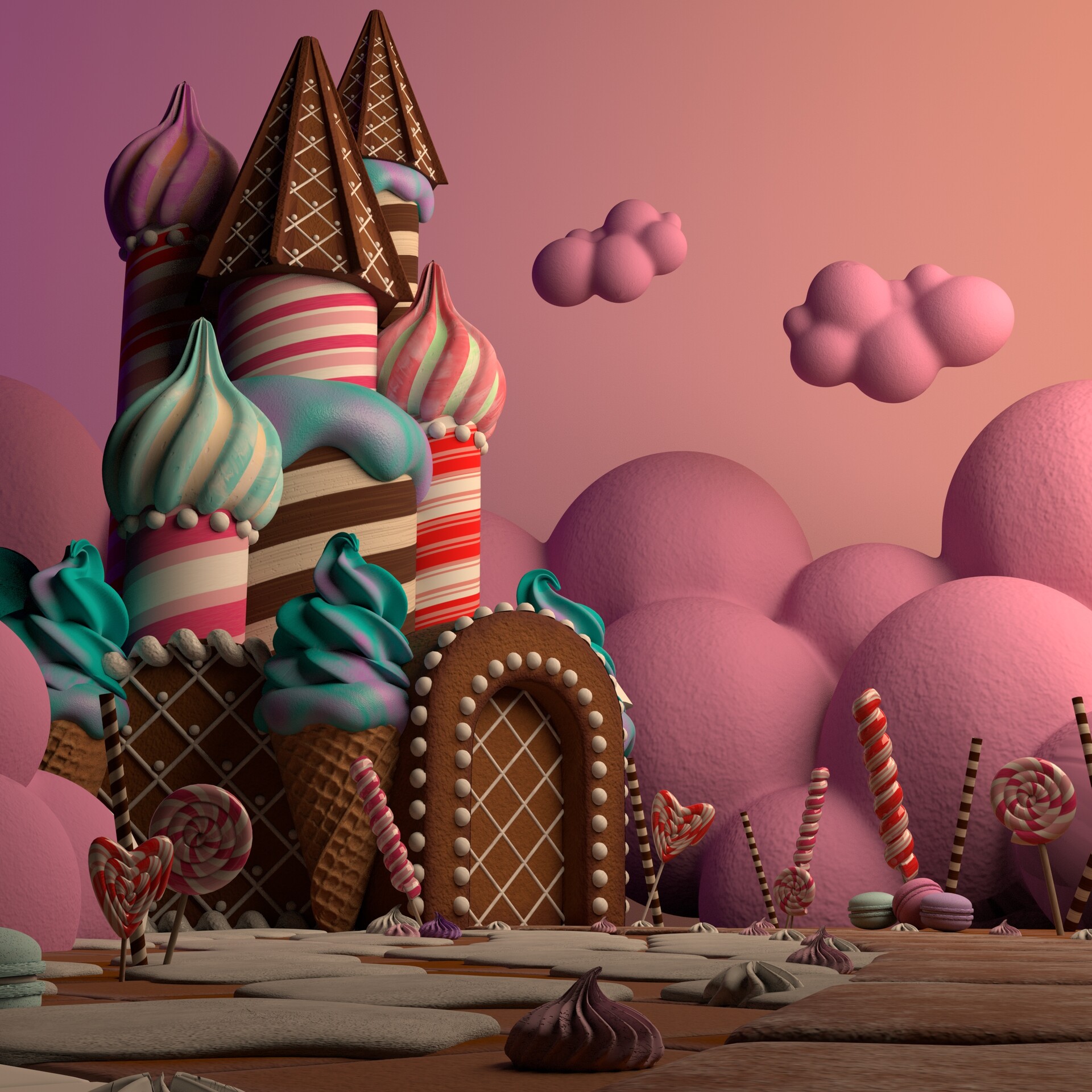 ArtStation - Candy Palace