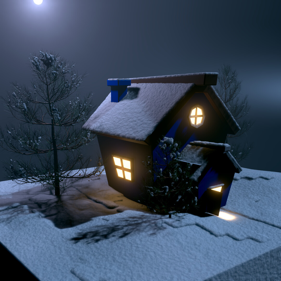 ArtStation - 3D Snow House