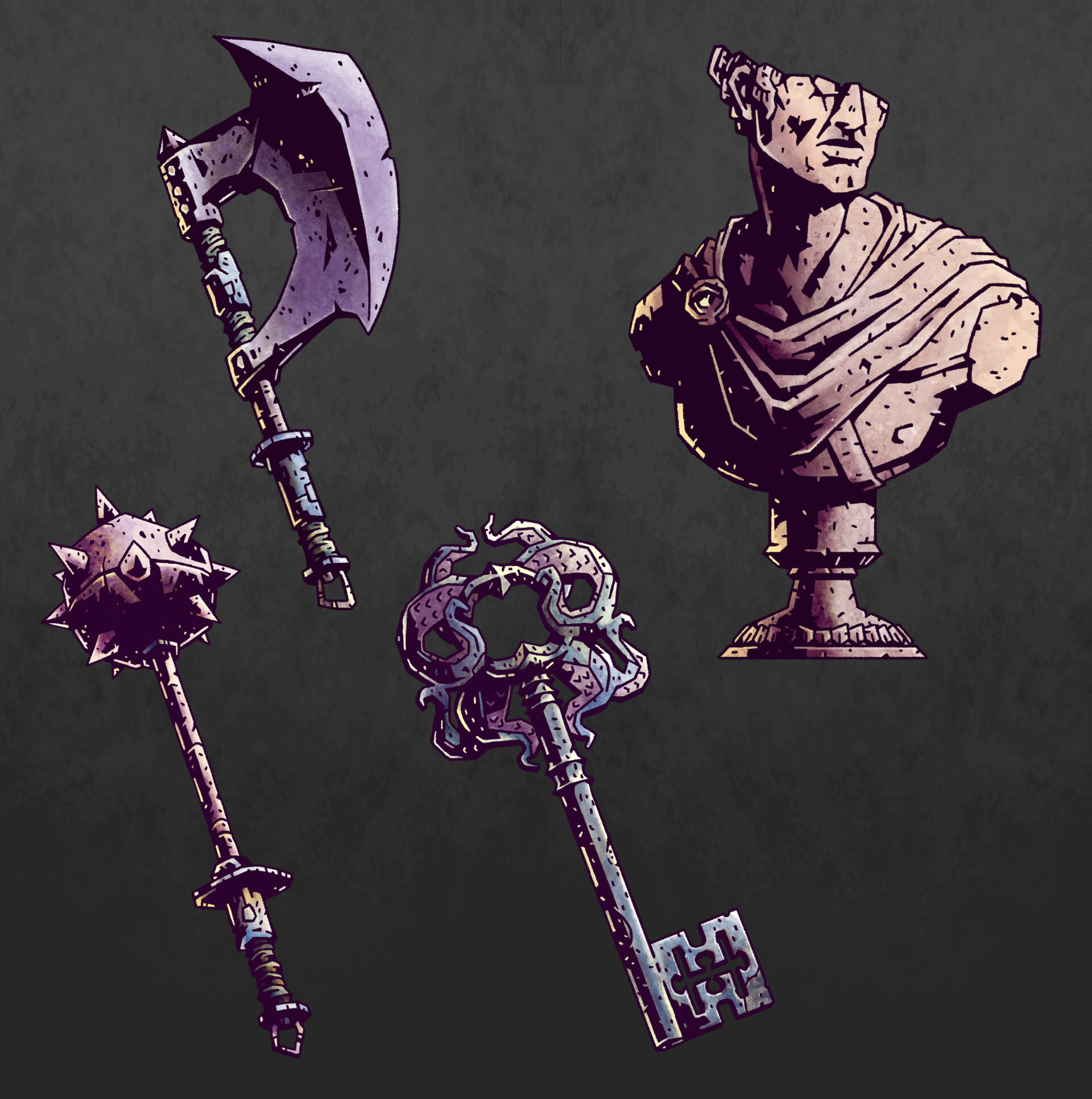 ArtStation - Fantasy Weapons