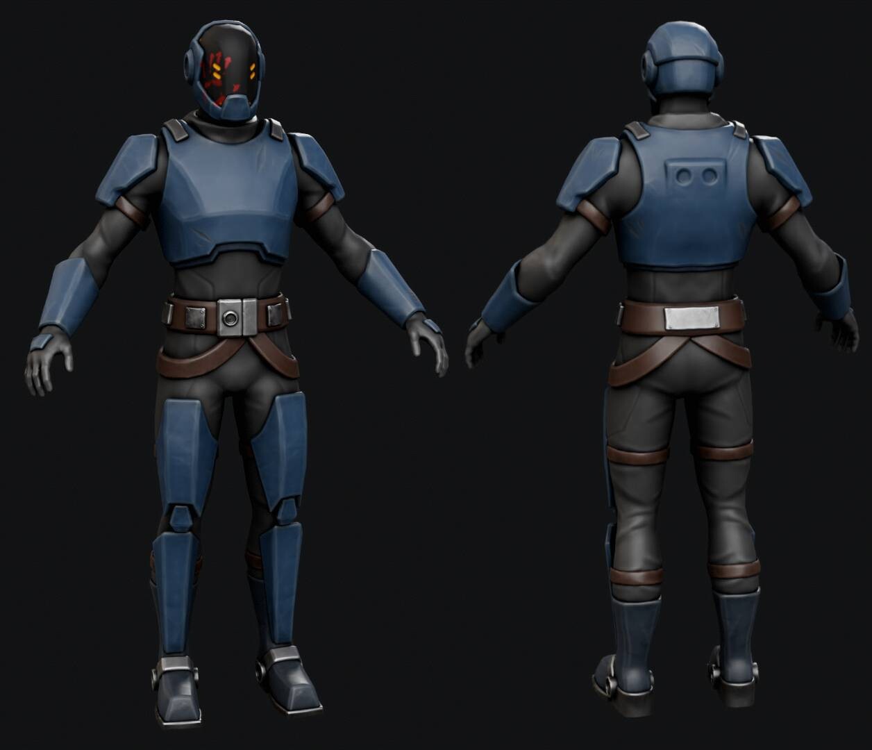 Mitch Cheshire Stylized Bounty Hunter