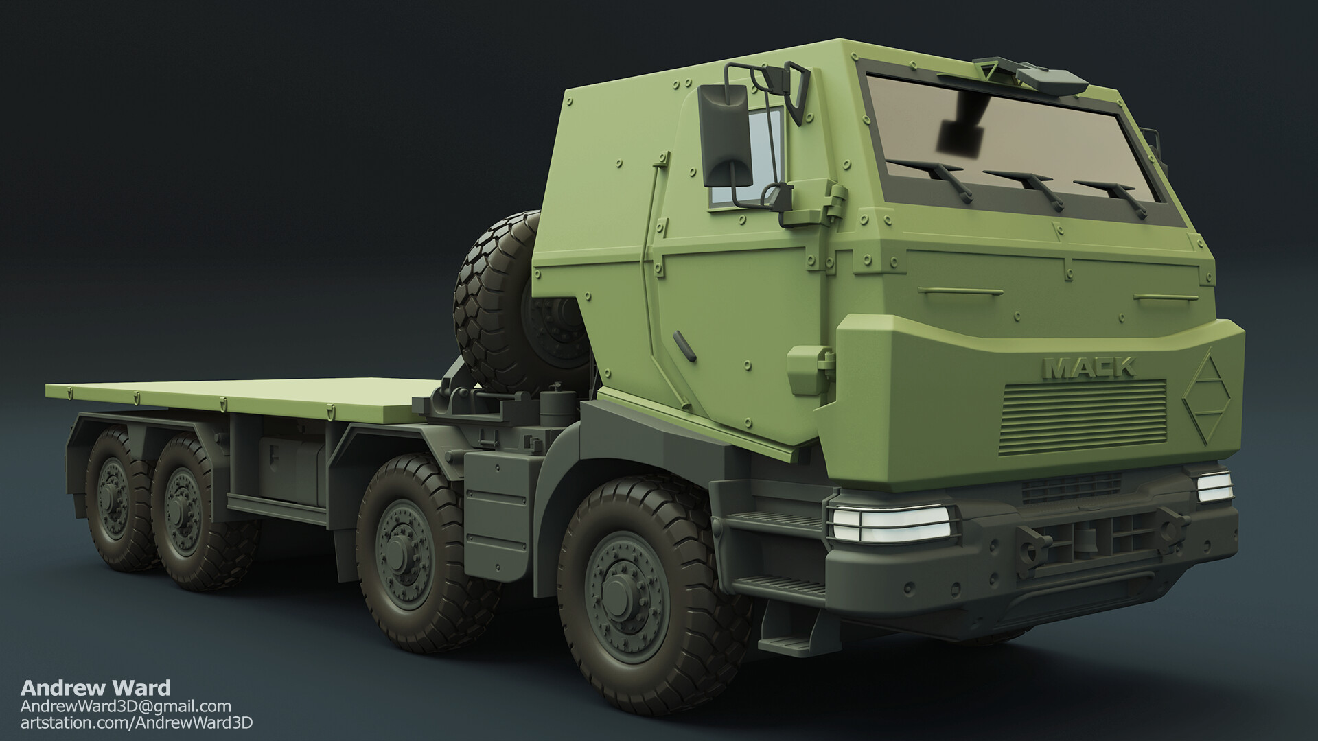 Andrew Ward 3D - High Poly Armoured MSVS SMP