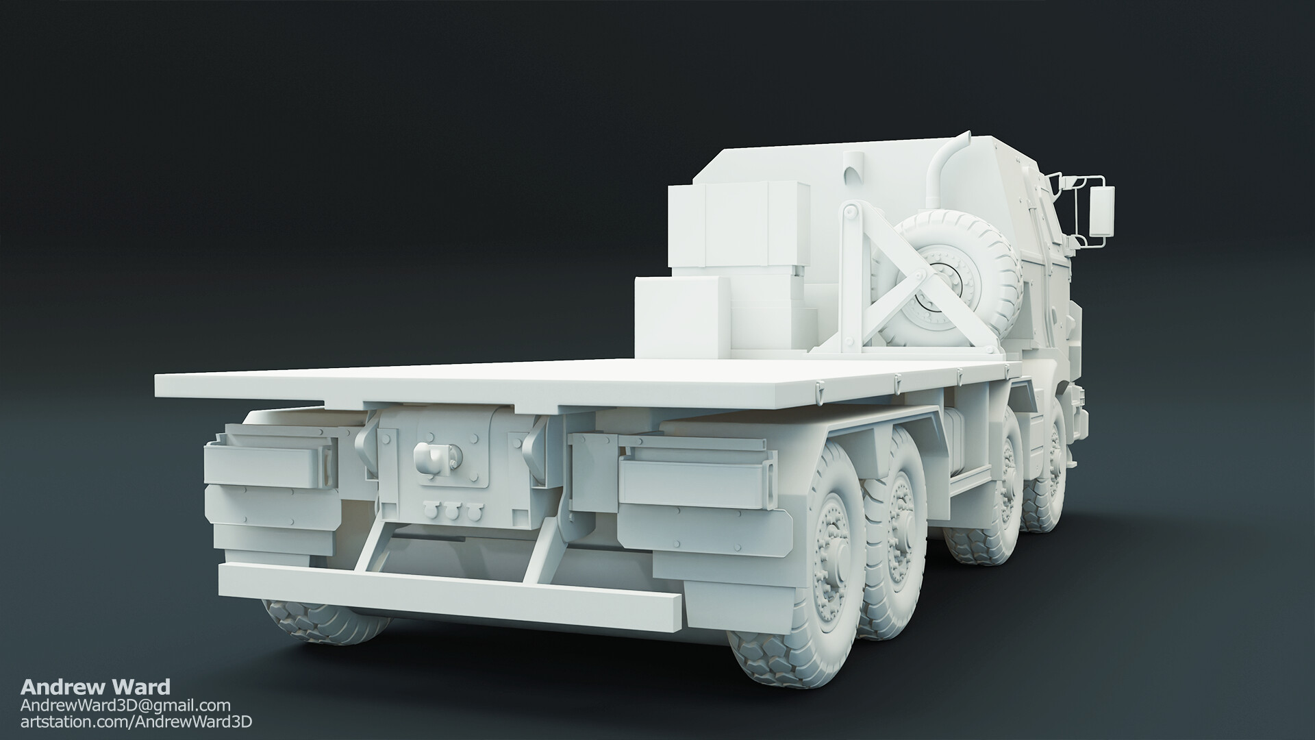 Andrew Ward 3D - High Poly Armoured MSVS SMP