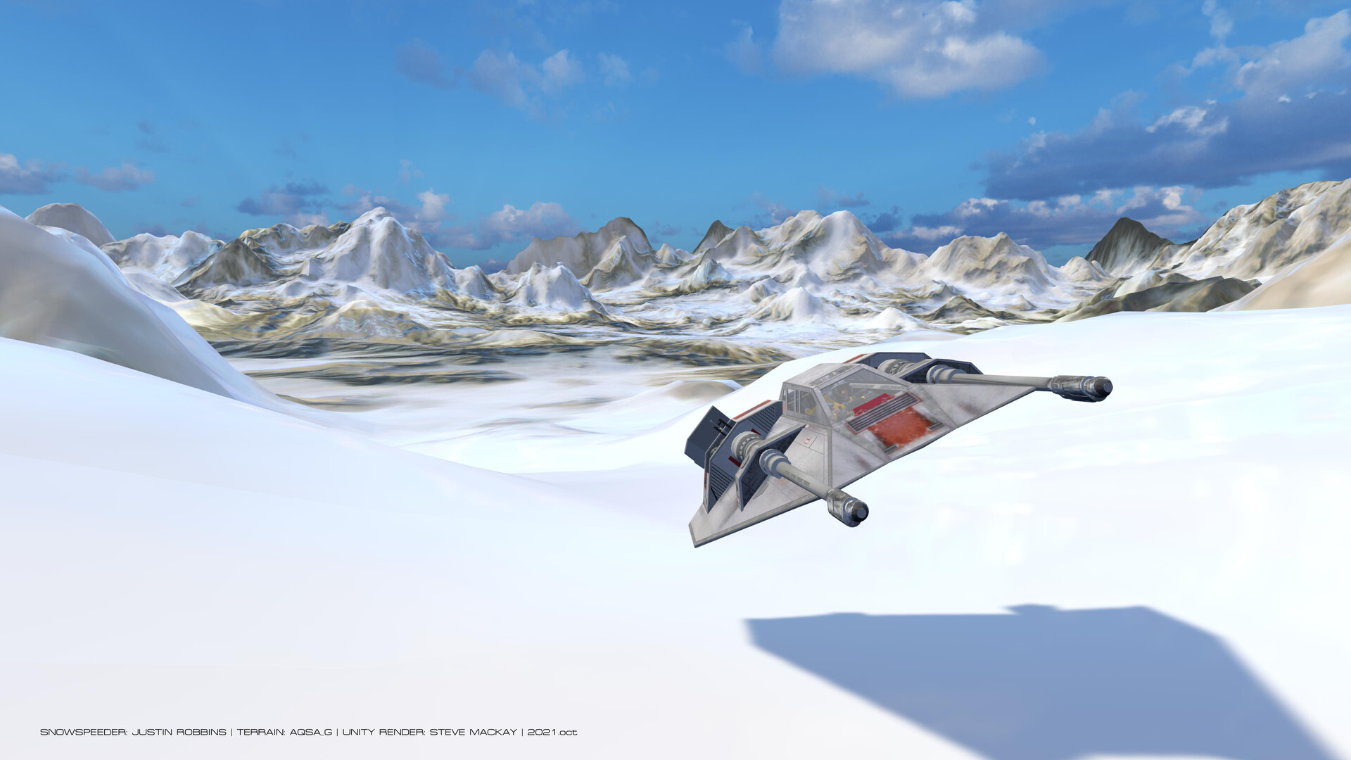 ArtStation - Snow Speeder Patrol