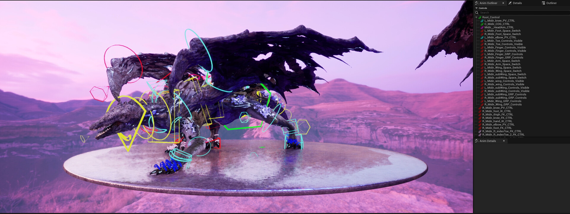 Jacob Browning - Darkeater Midir Control Rig, Playtest (UE5)