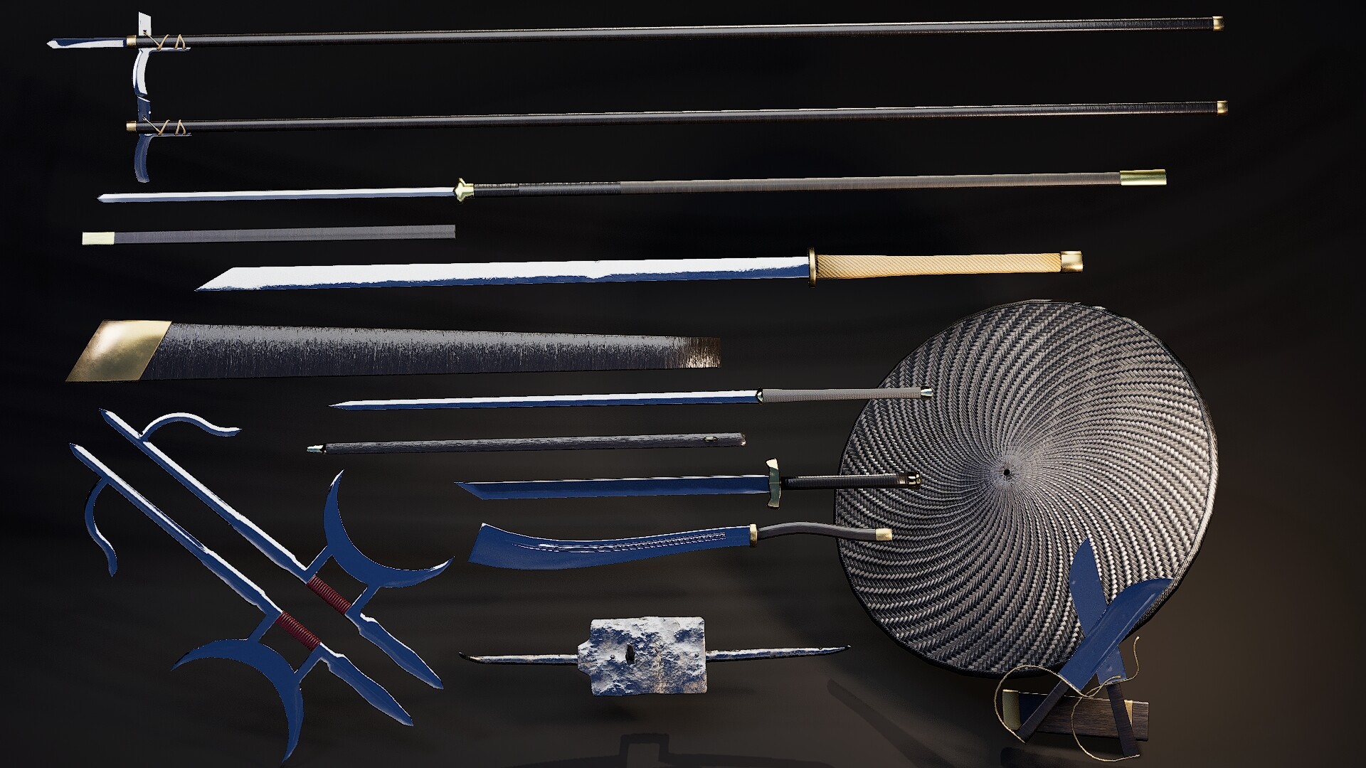 ArtStation - Chinese Weapon Pack