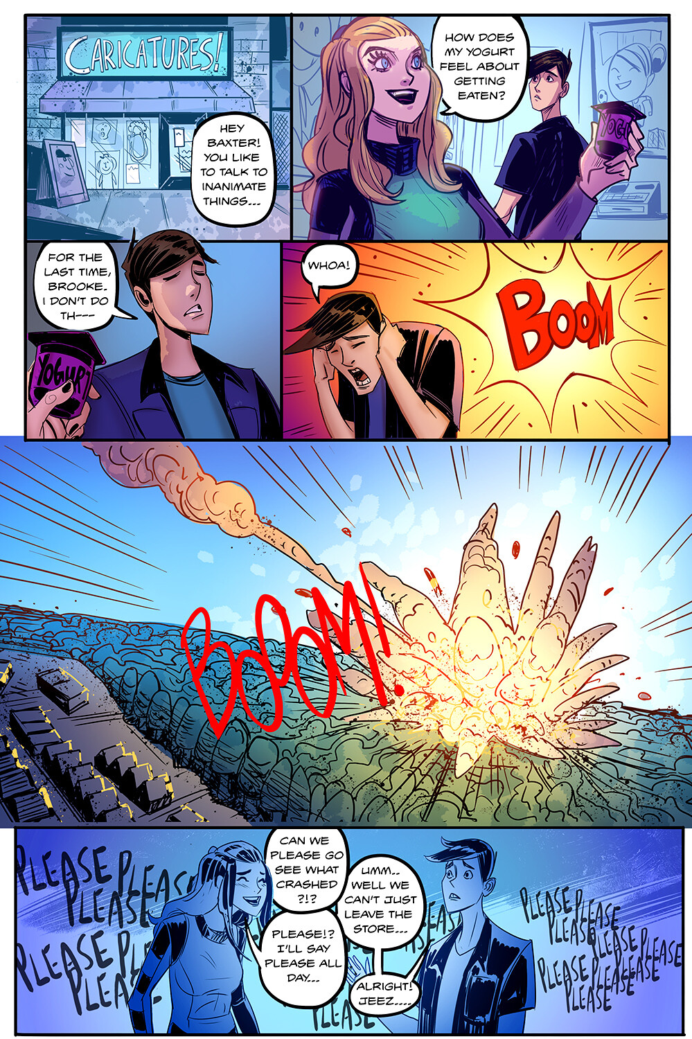 Dave CaveDraws - Warped! Comic book