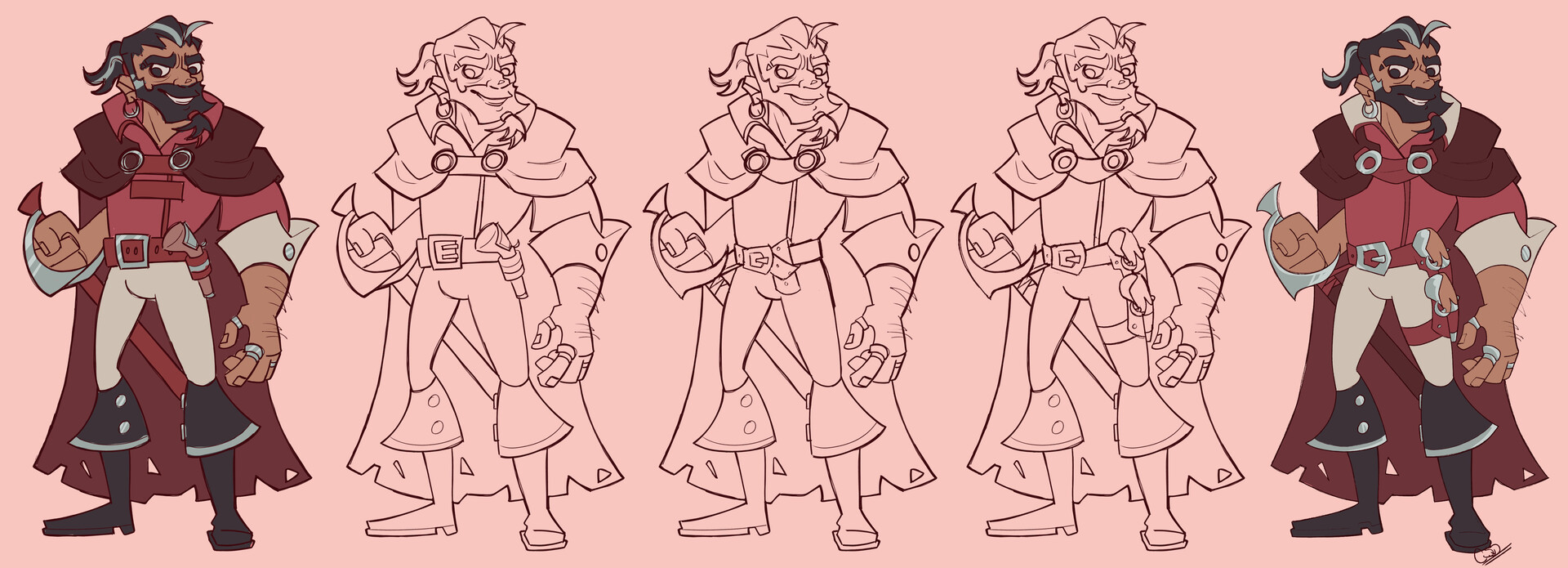 ArtStation - Captain Brooks Redesign (just a few lil changes)